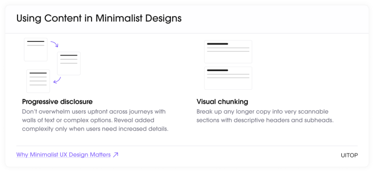 Minimalist UX Design Principles | Uitop