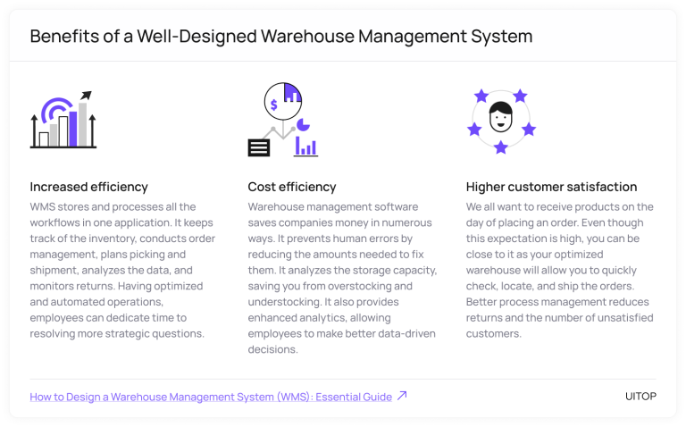 How to Design a Warehouse Management System (WMS) | Uitop